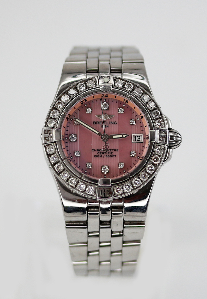 Breitling Ladies Starliner with Diamond Bezel